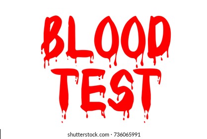 Blood Test Sticker Authentic Design Graphic Stock Vector (Royalty Free ...