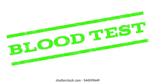 Blood Test Watermark Stamp Text Caption Stock Vector (Royalty Free ...