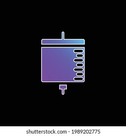Blood Transfusion Blue Gradient Vector Icon Stock Vector (Royalty Free ...