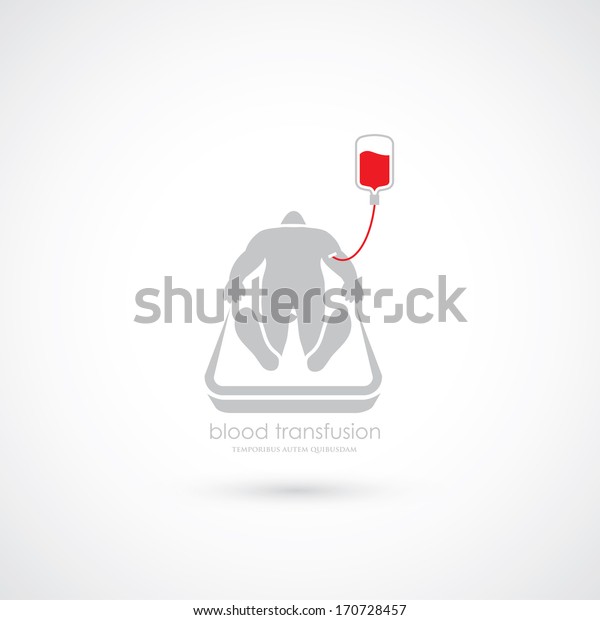 Blood Transfusion Vector Illustration Stock Vector (Royalty Free ...