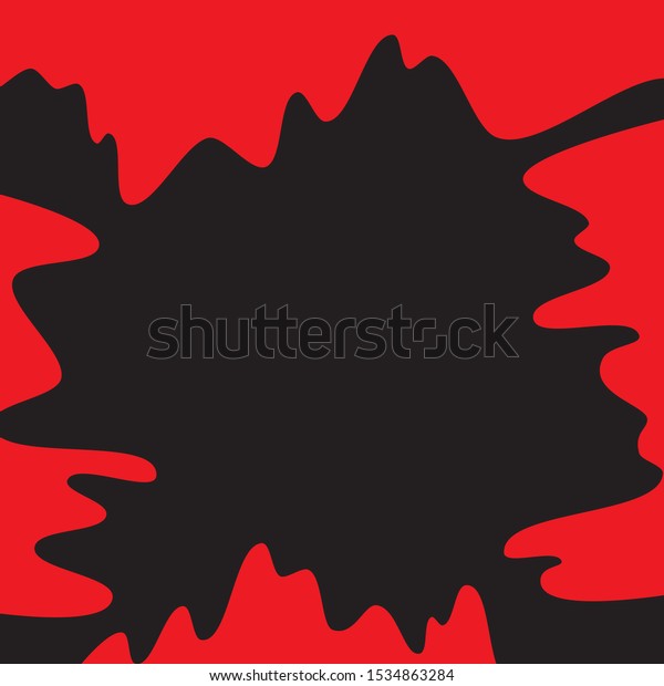 Blood Vector Illustration Black Background Stock Vector (Royalty Free ...