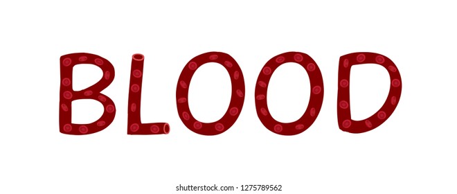 74 White blood cell font Images, Stock Photos & Vectors | Shutterstock