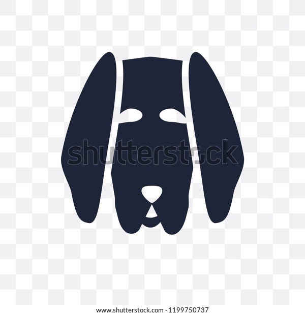Bloodhound Dog Transparent Icon Bloodhound Dog Stock Vector (Royalty ...