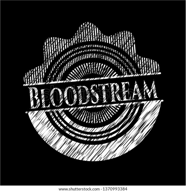 Bloodstream Chalk Emblem Stock Vector (Royalty Free) 1370993384 ...