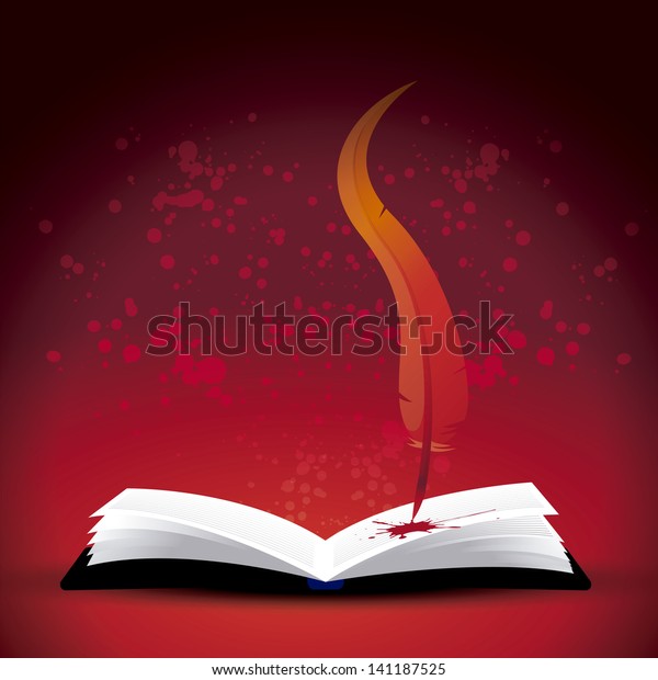 Bloody Book Stock Vector (Royalty Free) 141187525 | Shutterstock