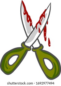 568 Bloody scissors Images, Stock Photos & Vectors | Shutterstock