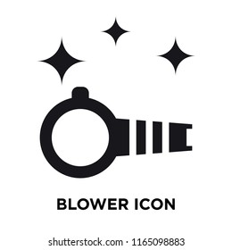 Blower Icon Vector Isolated On White Stock Vector (Royalty Free ...