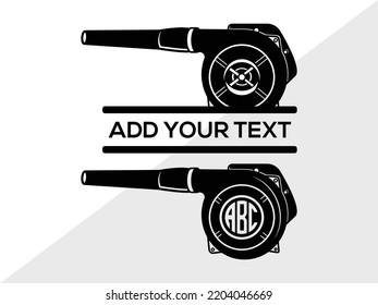 Blower Machine Monogram Svg Printable Vector Stock Vector (Royalty Free ...