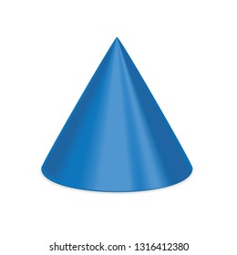 Cone Geometric Shape 3d Render Illustration Stock Illustration 783533473
