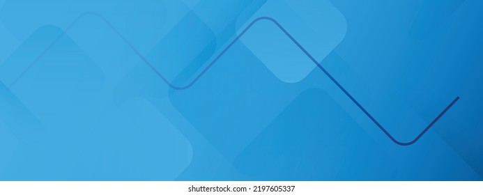 Blue Abstract Background Banner Vector Design Stock Vector (Royalty ...
