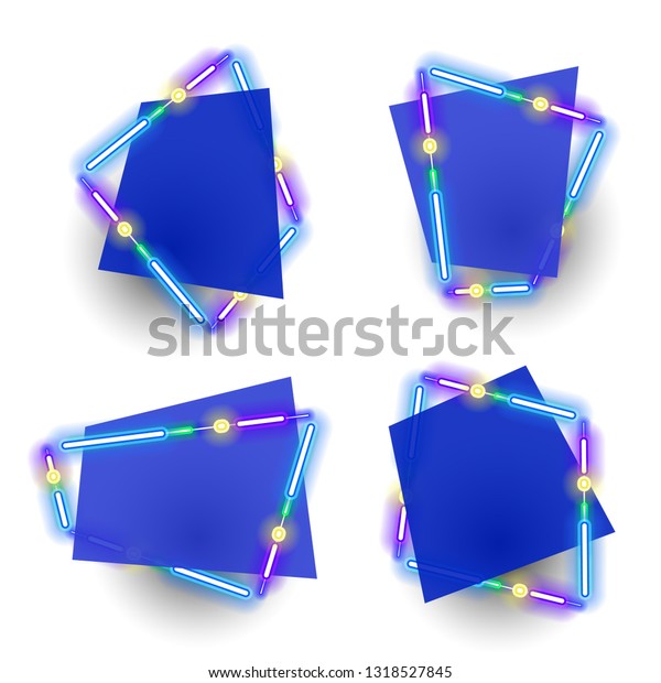 Blue Abstract Banner Design Stock Vector (Royalty Free) 1318527845 ...