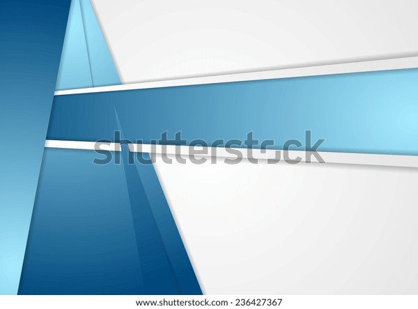 Blue Abstract Corporate Background Vector Design Stock Vector (Royalty ...