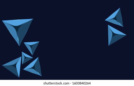 Blue Abstract Diamond Blue Background Stock Vector (Royalty Free ...