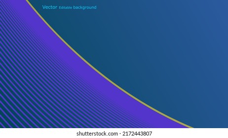 Blue Abstract Line Art Vector Bacground Stock Vector (Royalty Free ...