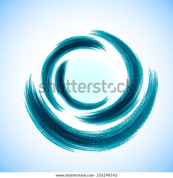 Blue Abstract Logo Stock Vector (Royalty Free) 226248142 | Shutterstock
