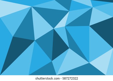 Blue Abstract Polygon Art Wallpaper Backgroundvector Stock Vector ...