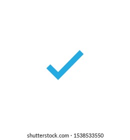 Blue Approved Sign Design Checked Icon Stock Vector (Royalty Free ...