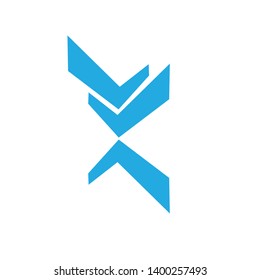 Blue Arrow Logo Vector Illustration Stock Vector (Royalty Free ...