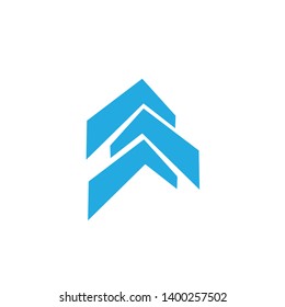 Blue Arrow Logo Vector Illustration Stock Vector (Royalty Free ...