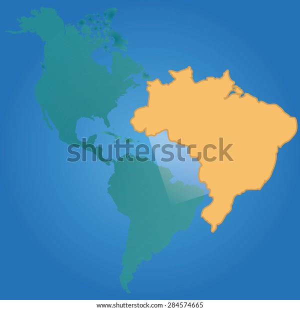 Blue Background Map Continent Country Vector Stock Vector (Royalty Free ...