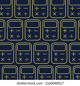 Blue Background Repetition Calculators Stock Vector (Royalty Free ...