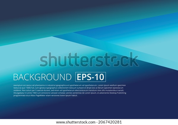 Blue Background Text Message Background Design Stock Vector (Royalty ...