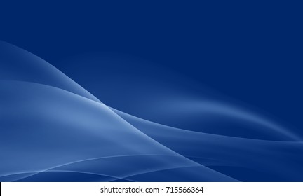 Blue Background Wavy Lines Illustration Stock Vector (Royalty Free ...