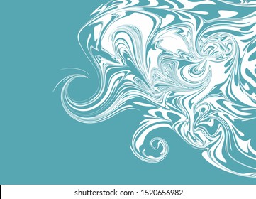 Blue Background White Abstract Facture Stock Vector (Royalty Free ...