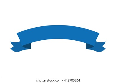 Blue Banner Icon Stock Vector (Royalty Free) 442705264