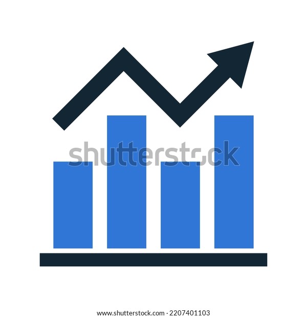 Icono de gráfico de la barra: vector de stock (libre de regalías ...