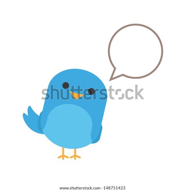Blue Bird Balloon Stock Vector (Royalty Free) 148751423 | Shutterstock