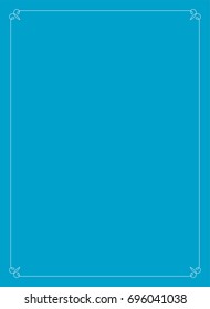 Blue Border Frame Book Cover Vector Stock Vector (Royalty Free ...