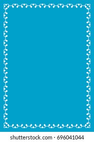 Blue Border Frame Book Cover Vector Stock Vector (Royalty Free ...