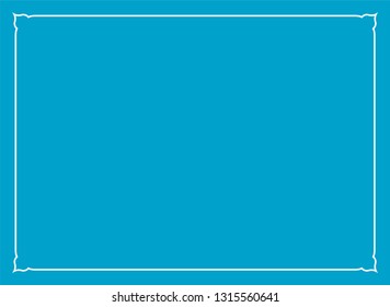 Blue Border Frame Vintage Vector Background Stock Vector (Royalty Free ...