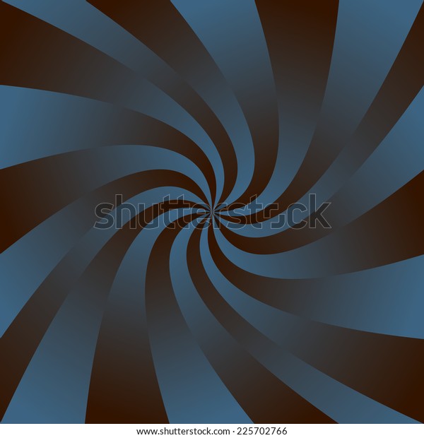 Blue Brown Curved Ray Background Stock Vector (Royalty Free) 225702766 ...