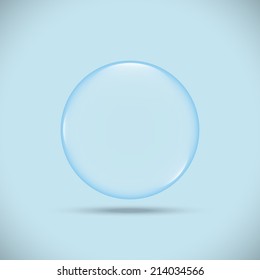 Blue Bubble Vector Illustrator Stock Vector (Royalty Free) 214034566 ...