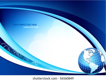 Blue Business Vector Design Stock Vector (Royalty Free) 56560849