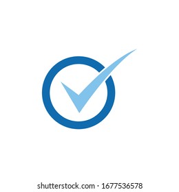Blue Check Mark Icon Check Mark Stock Vector (Royalty Free) 1677536578 ...