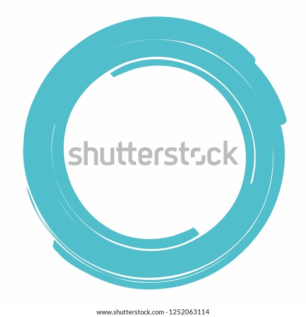 Blue Circle Symbol Sign Vector Design Stock Vector (Royalty Free ...