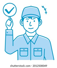 2,317 Blue collar worker cartoon Images, Stock Photos & Vectors ...