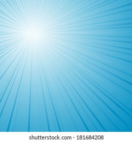Blue Color Burst Background Vector Illustration Stock Vector (Royalty ...