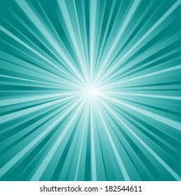 Blue Color Burst Background Vector Illustration Stock Vector (Royalty ...