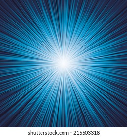 Blue Color Burst Background Vector Illustration Stock Vector (Royalty ...