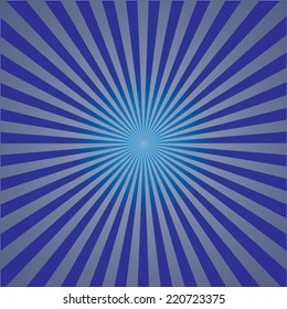 Blue Color Burst Background Vector Illustration Stock Vector (Royalty ...