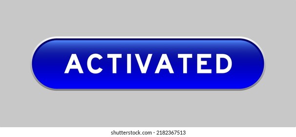 Blue Color Capsule Shape Button Word Stock Vector (Royalty Free ...