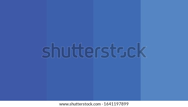 Blue Color Palette Vector Illustration Stock Vector (Royalty Free ...