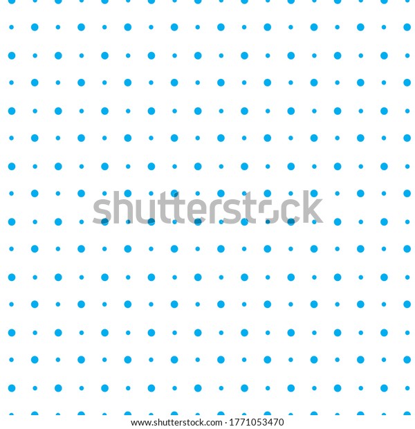 Blue Color Round Patterns On White Stock Vector (Royalty Free ...