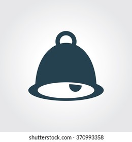 Blue Colored Icon Bell On Gray Stock Vector (Royalty Free) 370993358 ...