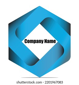 Blue Company Logo Design Stock Vector (Royalty Free) 2201967083 ...