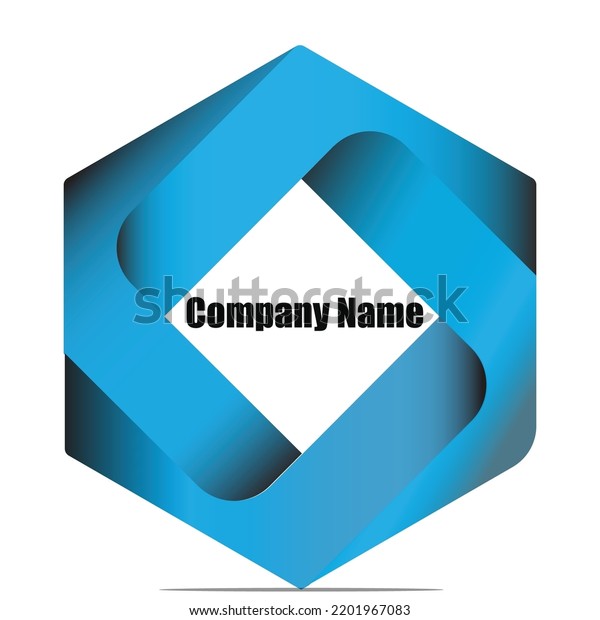 Blue Company Logo Design Stock Vector (Royalty Free) 2201967083 ...